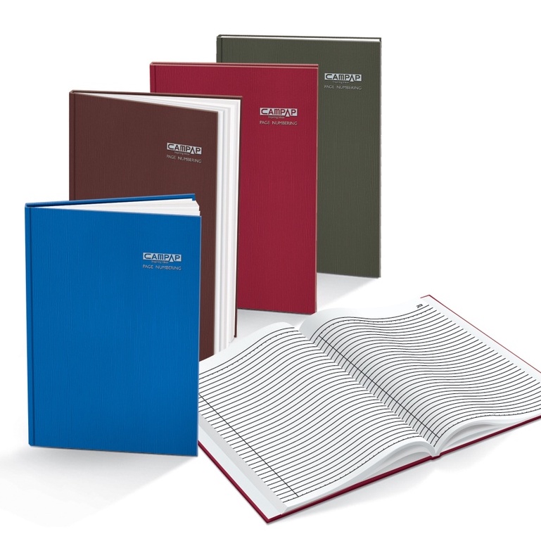 Campap Hard Cover Numbering [Fullscap] F4 60gsm 120/200/300/400 pages ...