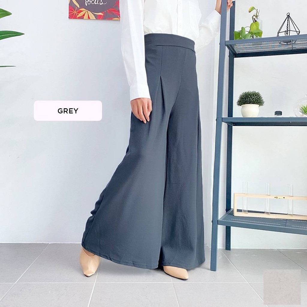 SELUAR PALAZO PALAZZO PANT 2023 Wide Leg Pants Seluar Muslimah ...
