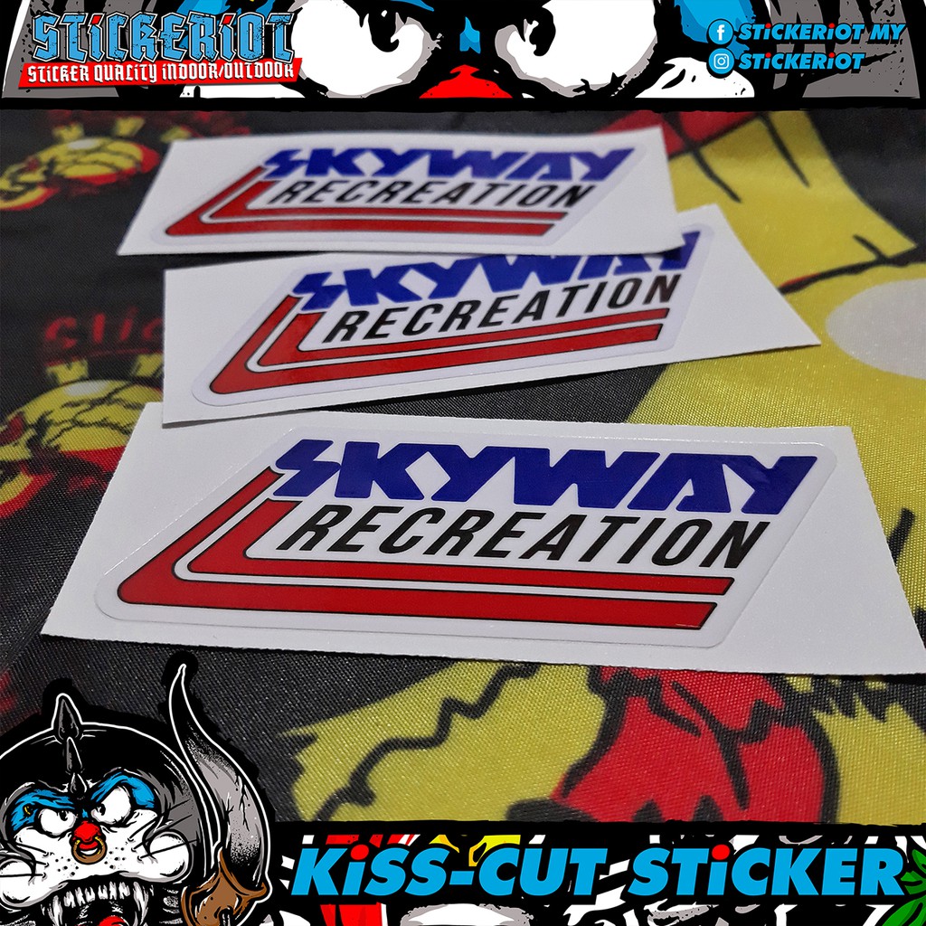 SKYWAY RECREATION STICKER (1pc) | Shopee Malaysia