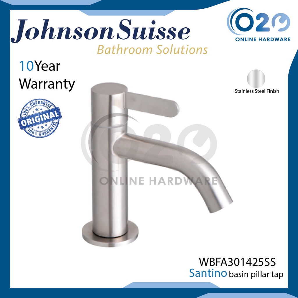 Johnson Suisse Santino SS Basin Tap Wash Basin Tap Bathnroom ...