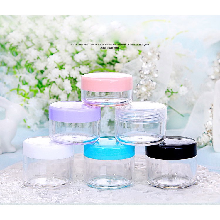 Plastic Jar Cosmetic Extraction Jar, Handmade, Travel 3g 5g 10g 20g ...