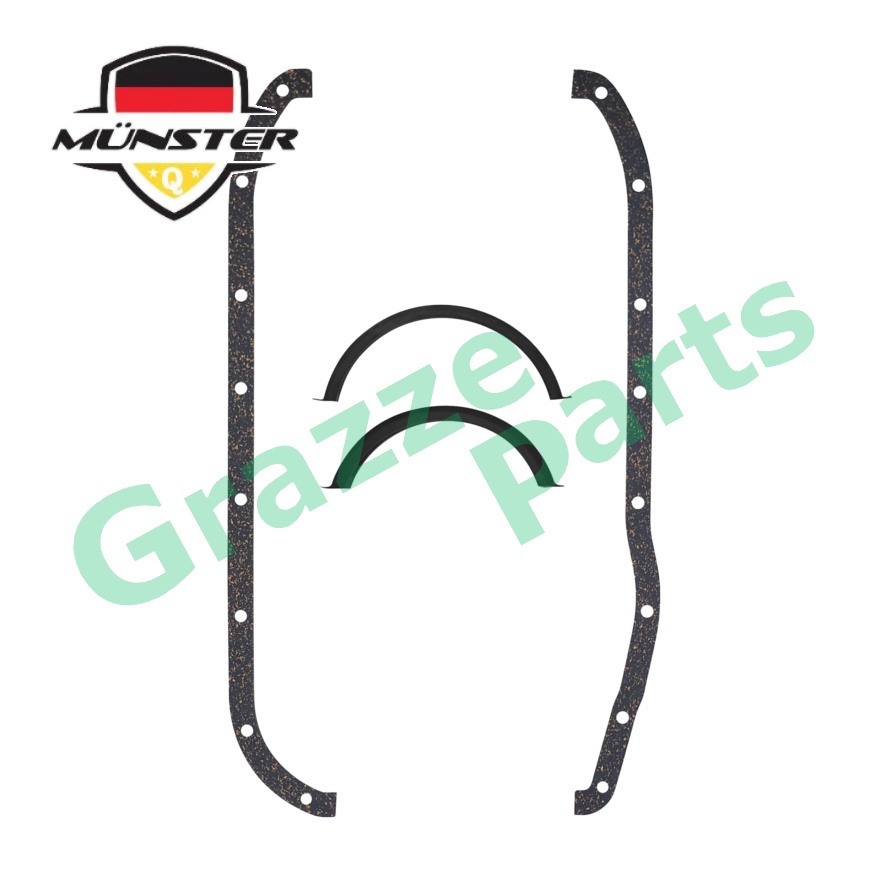 (4pc) Münster Oil Sump Pan Gasket 11132-01M25 for Nissan Sunny B11 130Y 1.3 E13 E13S Langley 1.5 ...