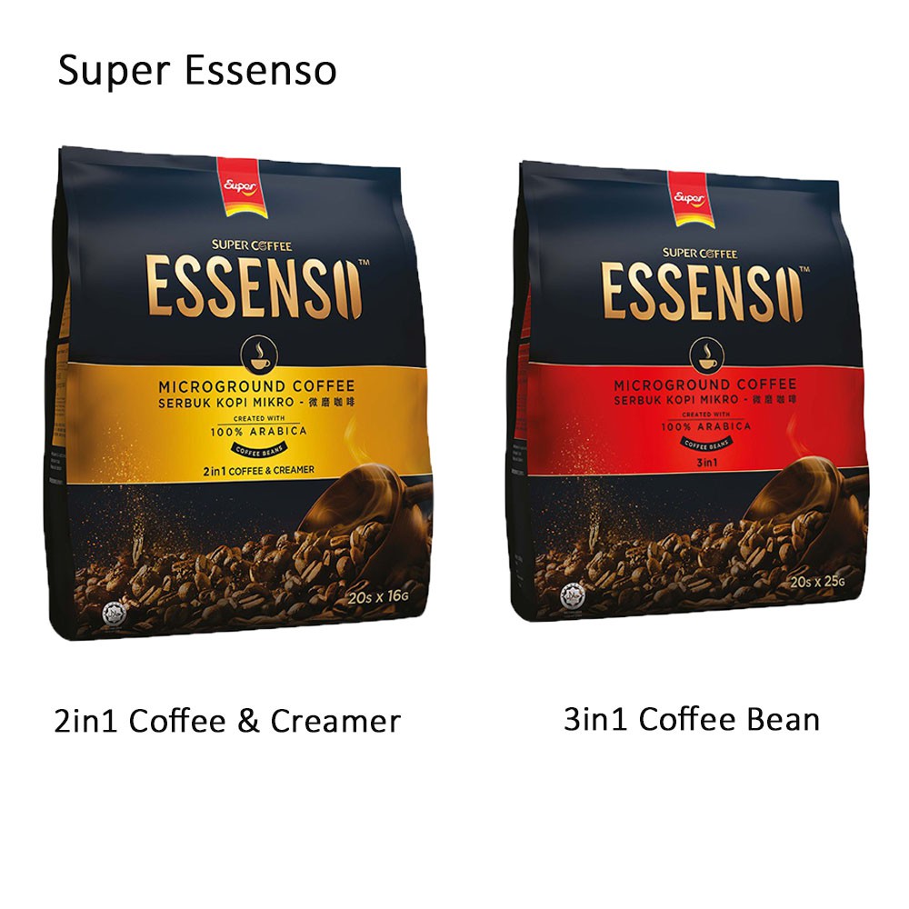 Super Coffee Essenso Microground Coffee 2in1 Coffee & Creamer Coffee ...
