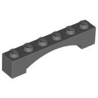 Lego Parts 92950 Arch 1 x 6 Raised Arch | Shopee Malaysia