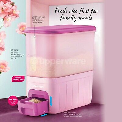 TUPPERWARE Rice Smart Dispenser 10kg 💥READY STOCK💥 | Shopee Malaysia