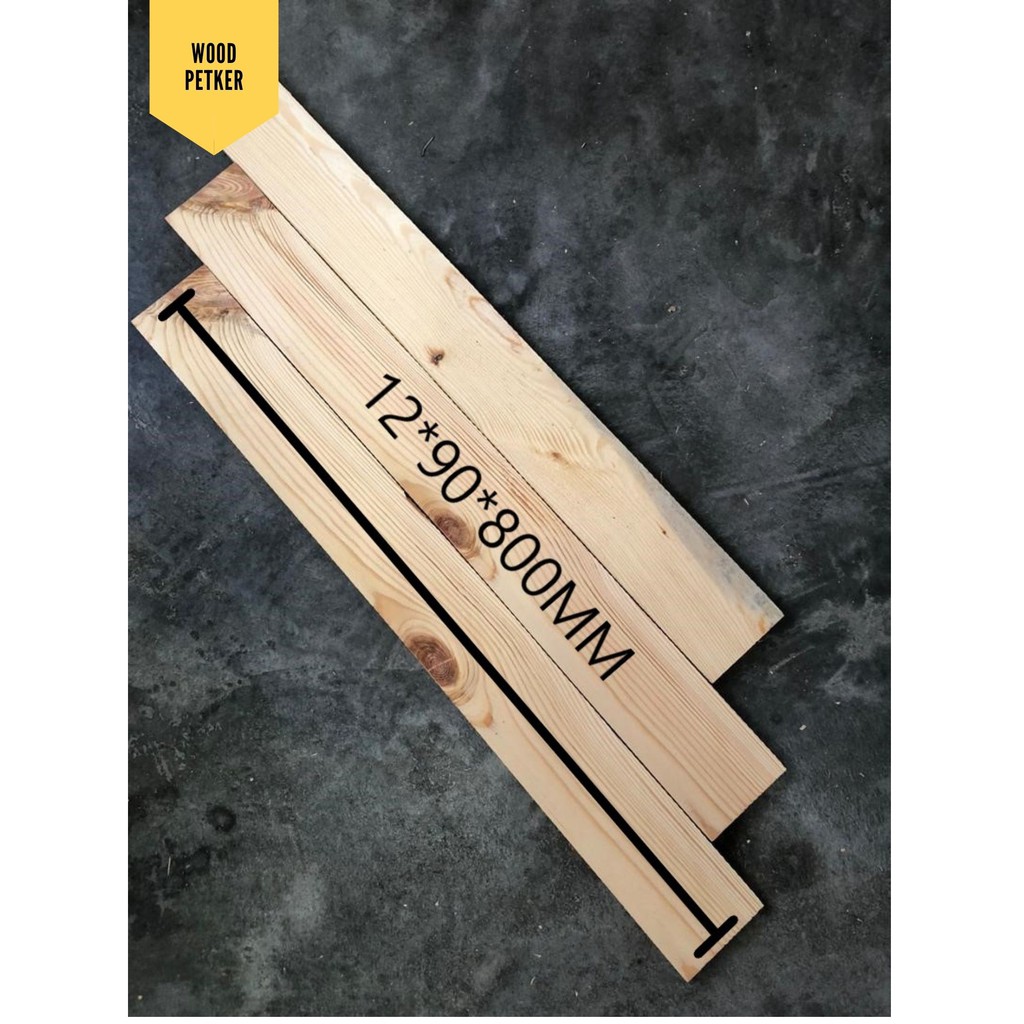 【Ready Stock】NEW 12 mm thickness Pine wood kayu pallet long 800mm/SIAP ...