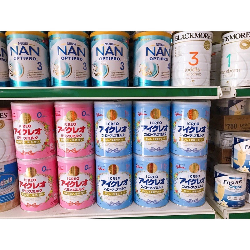 Domestic Japan Glico lcreo No. 0 And Number 1 Can Of 800-820g Of ...