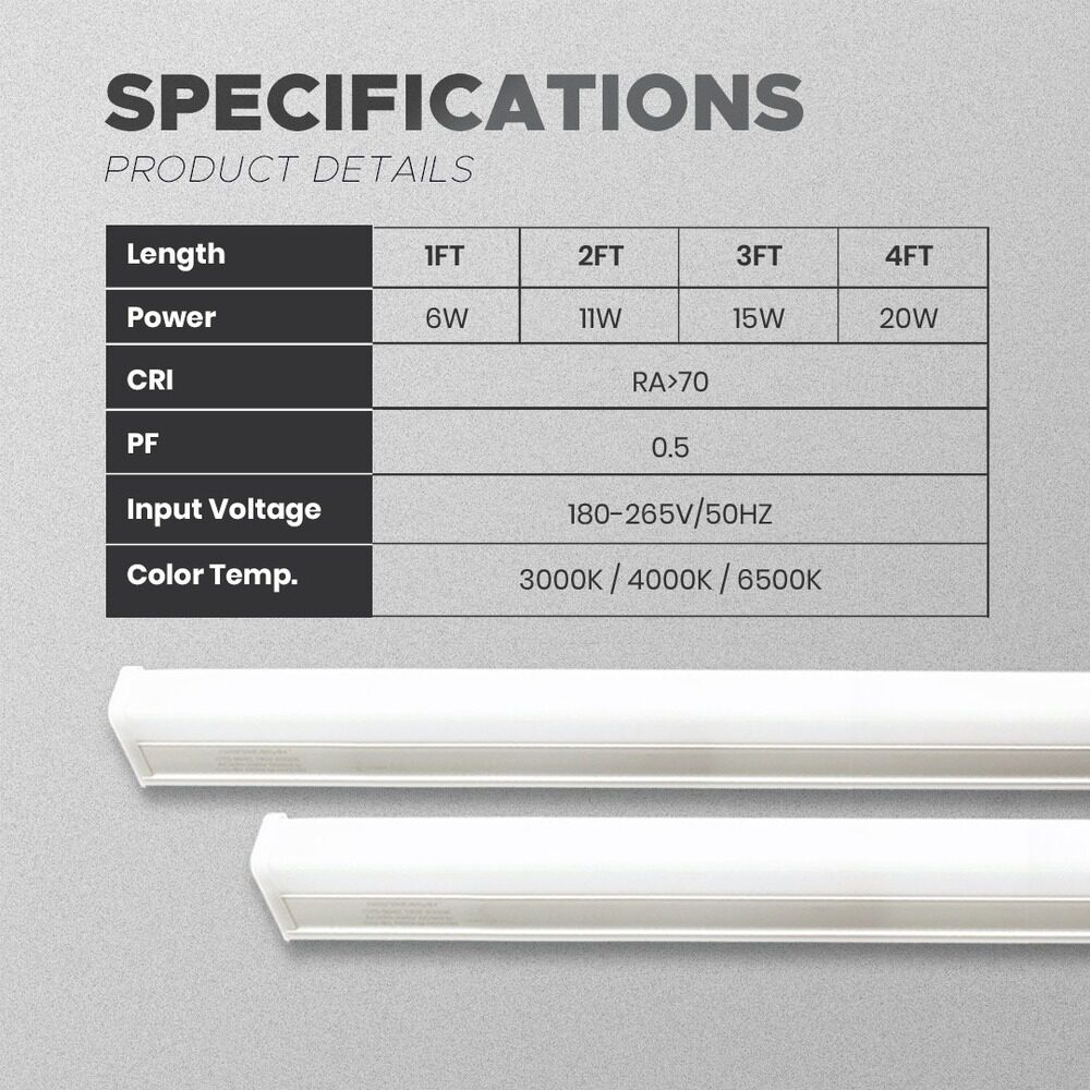 LED T5 [1FT/2FT/3FT/4FT] [6W/11W/15W/20W] COMPLETE SET LED T5 BATTEN | Shopee Malaysia