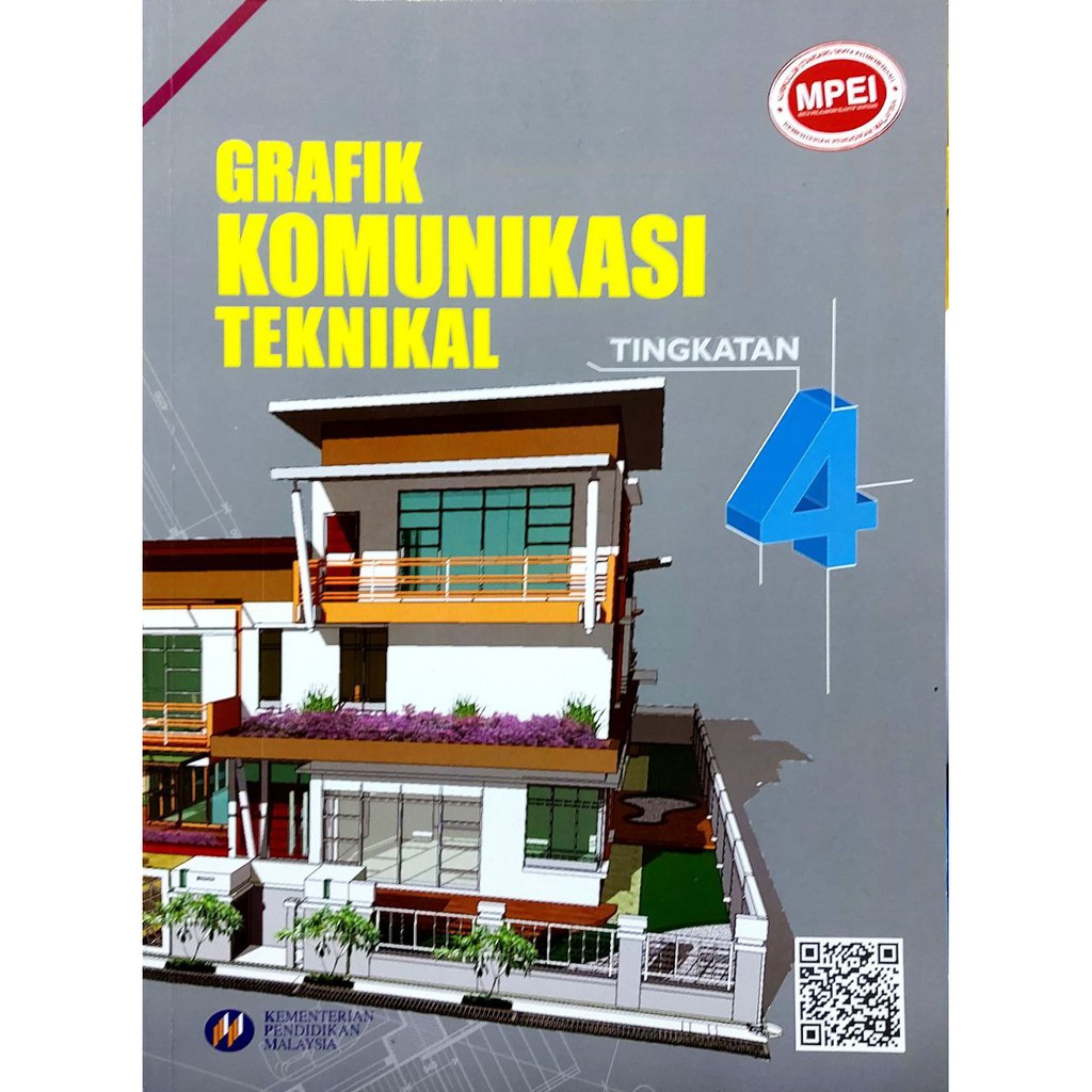 BUKU TEKS GRAFIK KOMUNIKASI TEKNIKAL TINGKATAN 4 | Shopee Malaysia