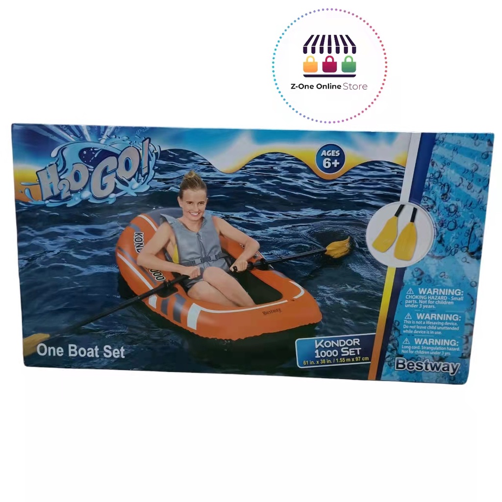 Bestway 61078 Inflatable boat SET Hydro Force Raft SNI 1 People ...