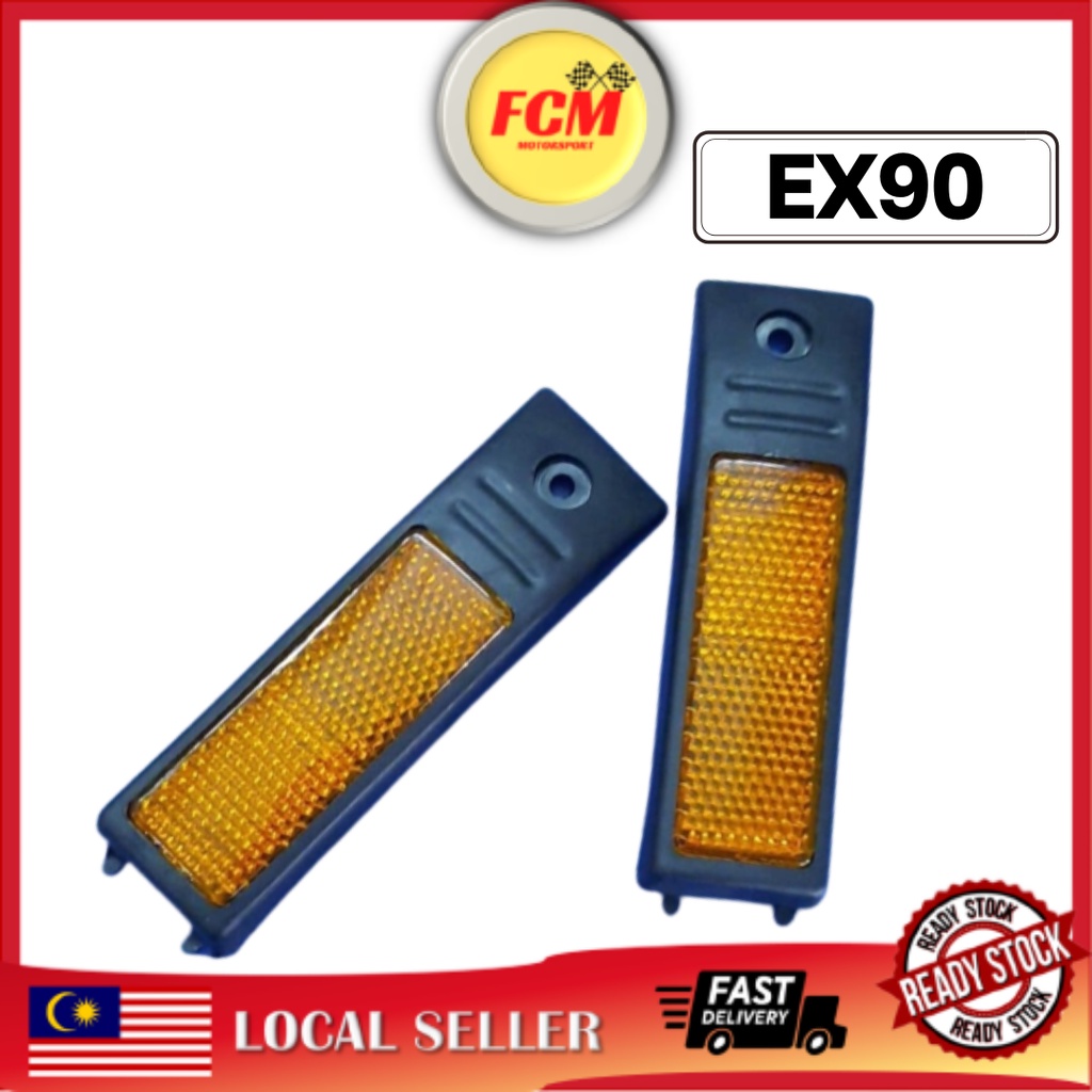 DEMAK EX90 - FRONT FORK REFLECTOR (LH + RH)(Kiri+Kanan) - OLD TYPE ...