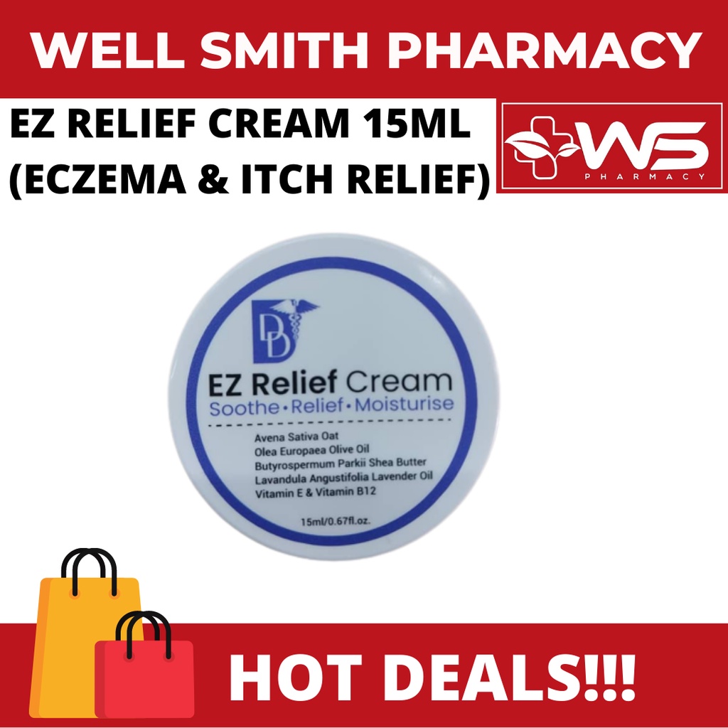 EZ RELIEF CREAM 15ML (ECZEMA & ITCH RELIEF) | Shopee Malaysia