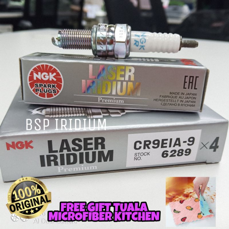 {💯% Original } CR9EIA-9 Ngk Laser Iridium spark plug Motorsikal / Yamaha / Honda / Kawasaki ...