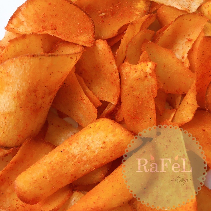 Spicy Devil Chips Daurik Chips Spicy Cassava Chips Typical Of BANDUNG ...