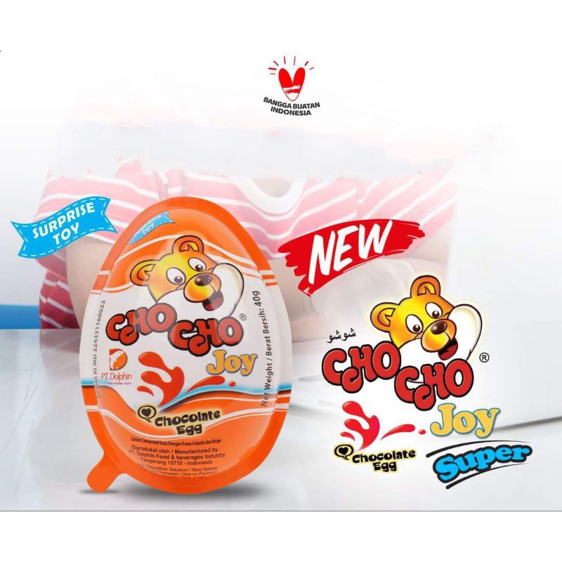 Chocho JOY SUPER 40GR CHOCOLATE EGG SNACK EGG TOY PERPCS | Shopee Malaysia