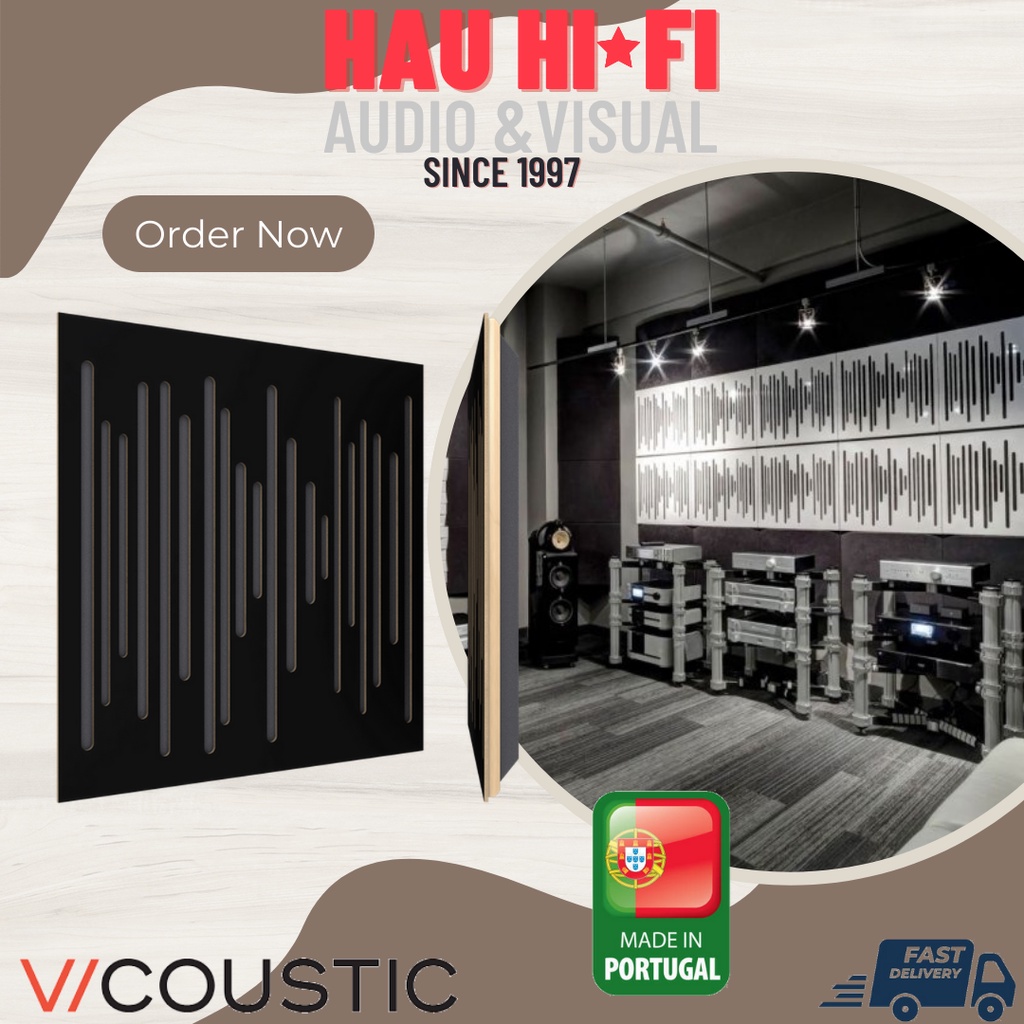 Vicoustic Wavewood Ultra Lite Acoustic Wall & Ceiling Panel | Shopee Malaysia