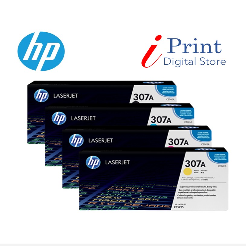 HP 307A Toner Cartridge CE740A/CE741A/CE742A/CE743A | Shopee Malaysia