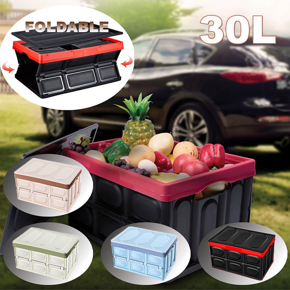 Saveliving 30L Foldable Car Storage Box （ RONDOM) | Shopee Malaysia