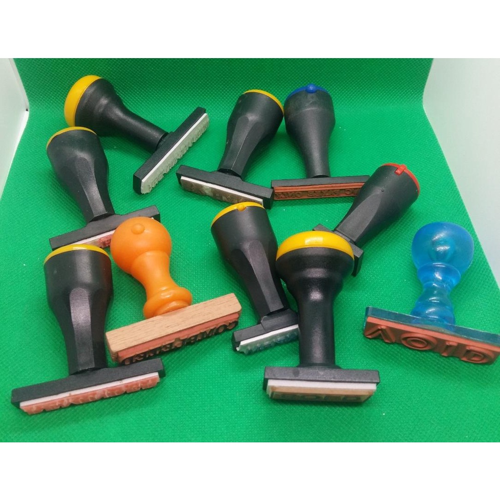 Normal Rubber Stamp (DRAFT, COMPLETED, VERIFIED BY, REMINDER, BY HAND ...