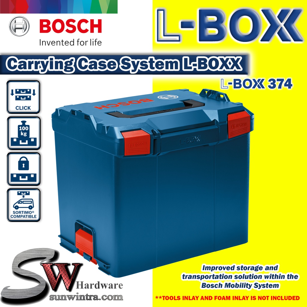 Bosch L-BOXX Carrying Case System(L-BOXX 102/ L-BOXX 136/ L-BOXX 238/ L ...