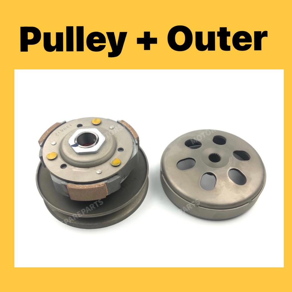 MODENAS KARISMA REAR PULLEY -WITH OUTER (ST) // MZ COMEL GY6 ELIT125 ...