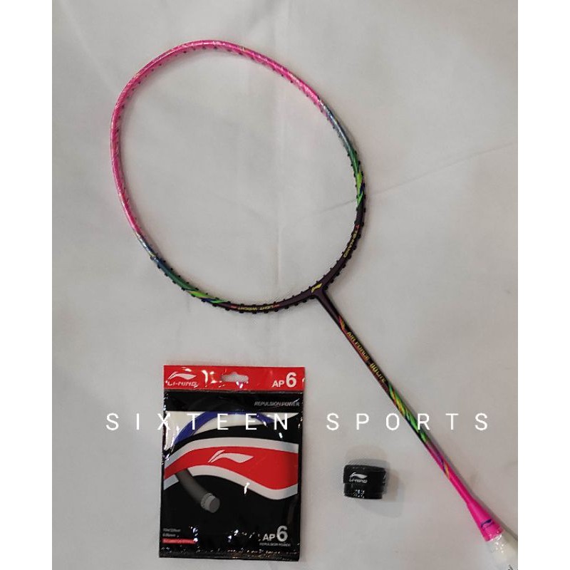 Li Ning Air Force 80 Lite Badminton Racket (Come with Lining AP6 string ...