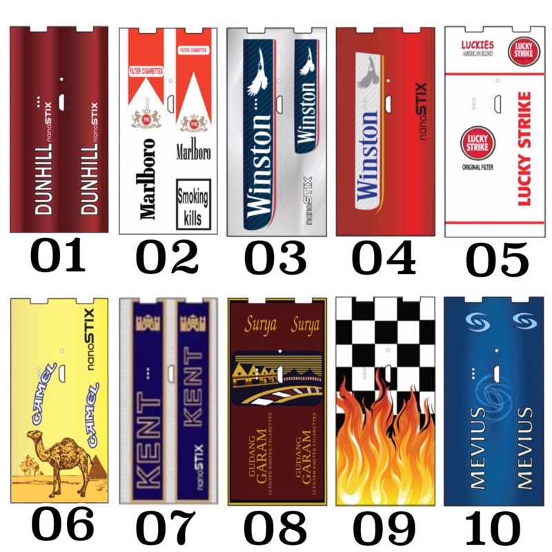 STICKER NANOSTIX 1-20 | Shopee Malaysia