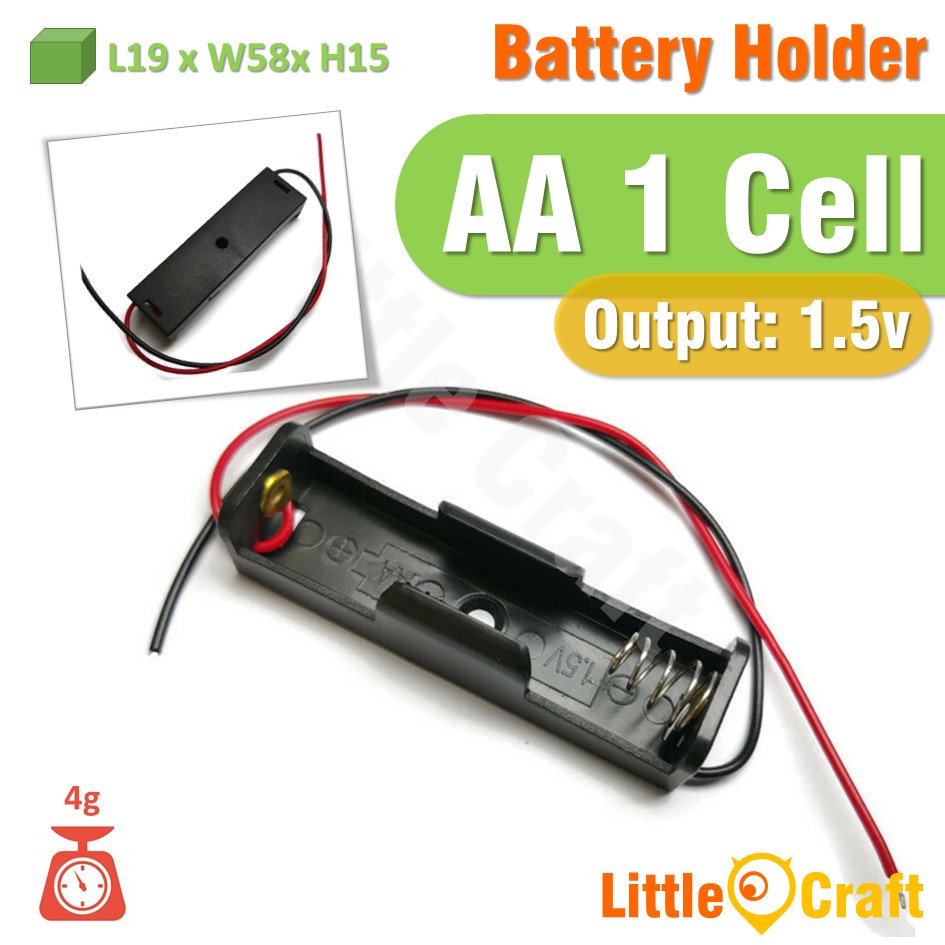 AA Battery Holder With Cable 1 Cell 2 Cell 3 Cell 4 Cell 6 Cell 8 Cell ...