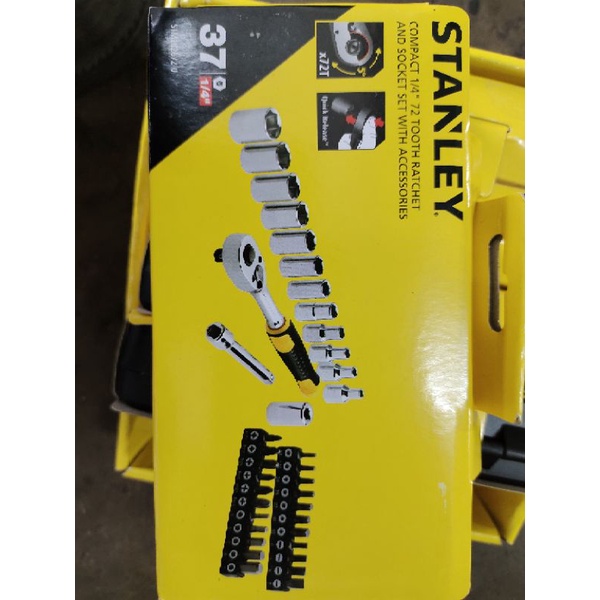 STANLEY STMT82672-0 (1/4DR) 37PCS COMPACT SOCKET SET (HANDTOOLS SET ...