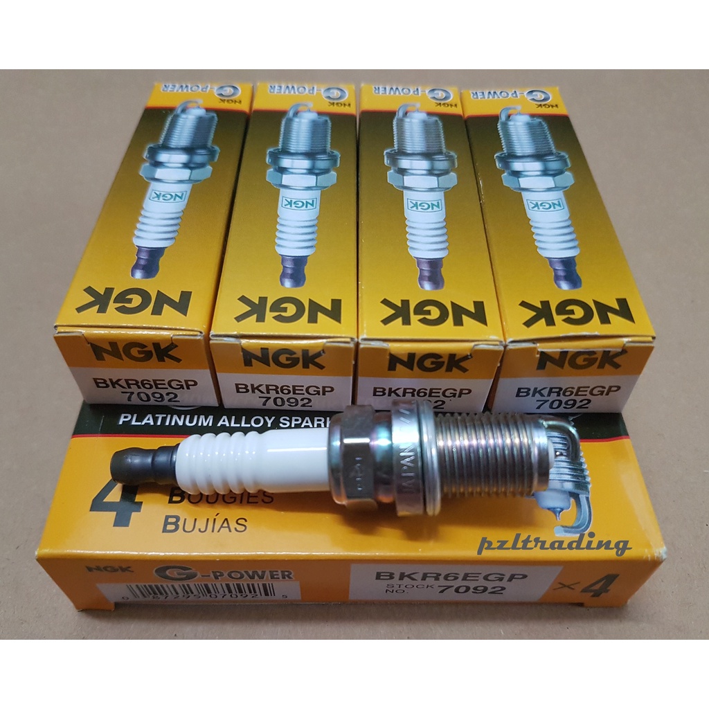NGK G-Power Platinum BKR6EGP 7092 spark plug Proton Wira Satria Putra ...
