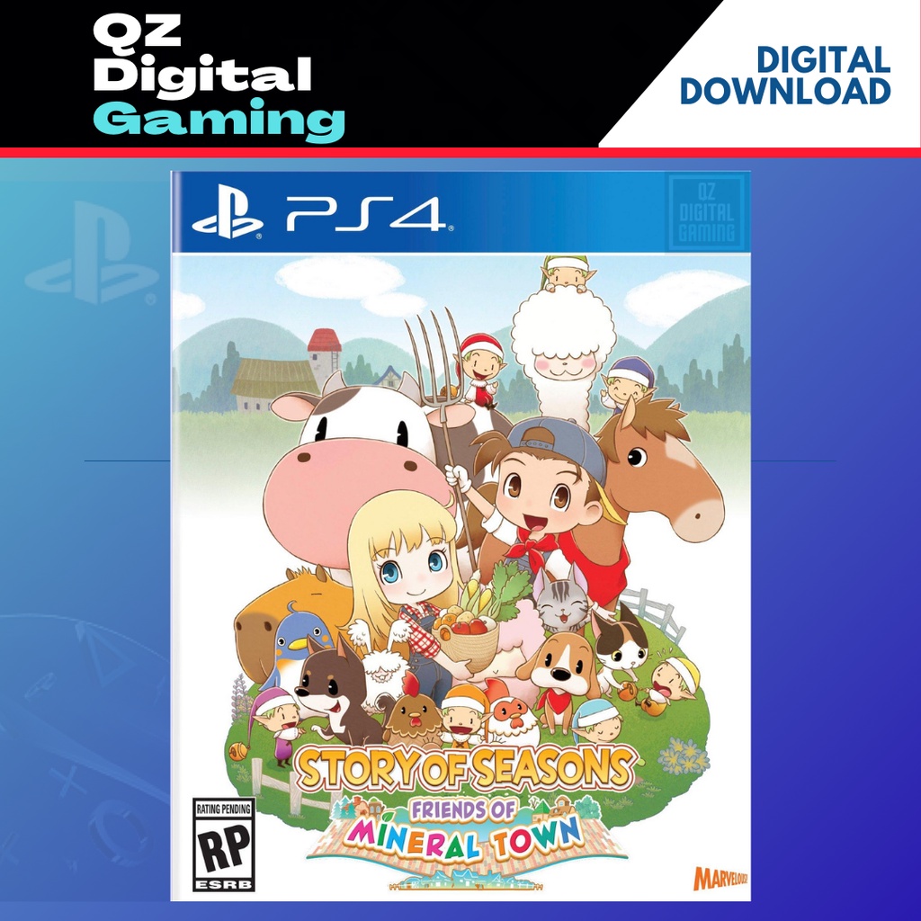 PS4 Story of Seasons Friend of Mineral Town Digital Download English ...