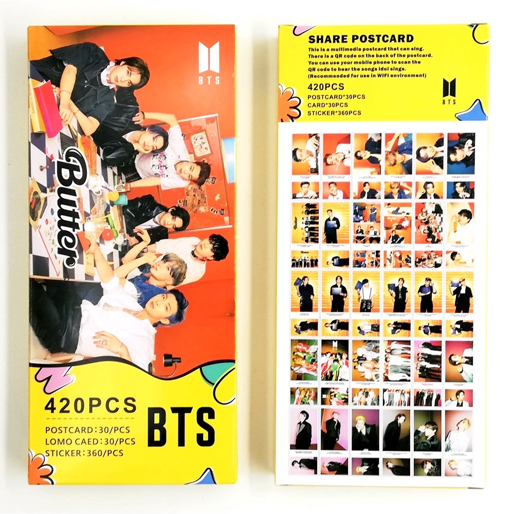 KPOP Postcard Set Bookmark Photo card Photocard Album Jimin BTS RM Jin ...