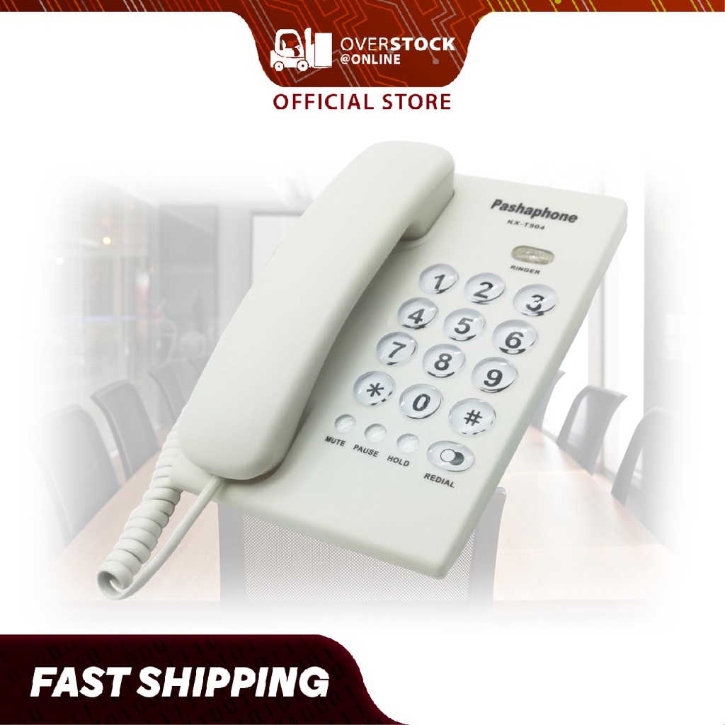 Pashaphone ACETEC KXT-3014 ATP100 Desktop Telephone with Big Button Office Home rumah Telefon ...