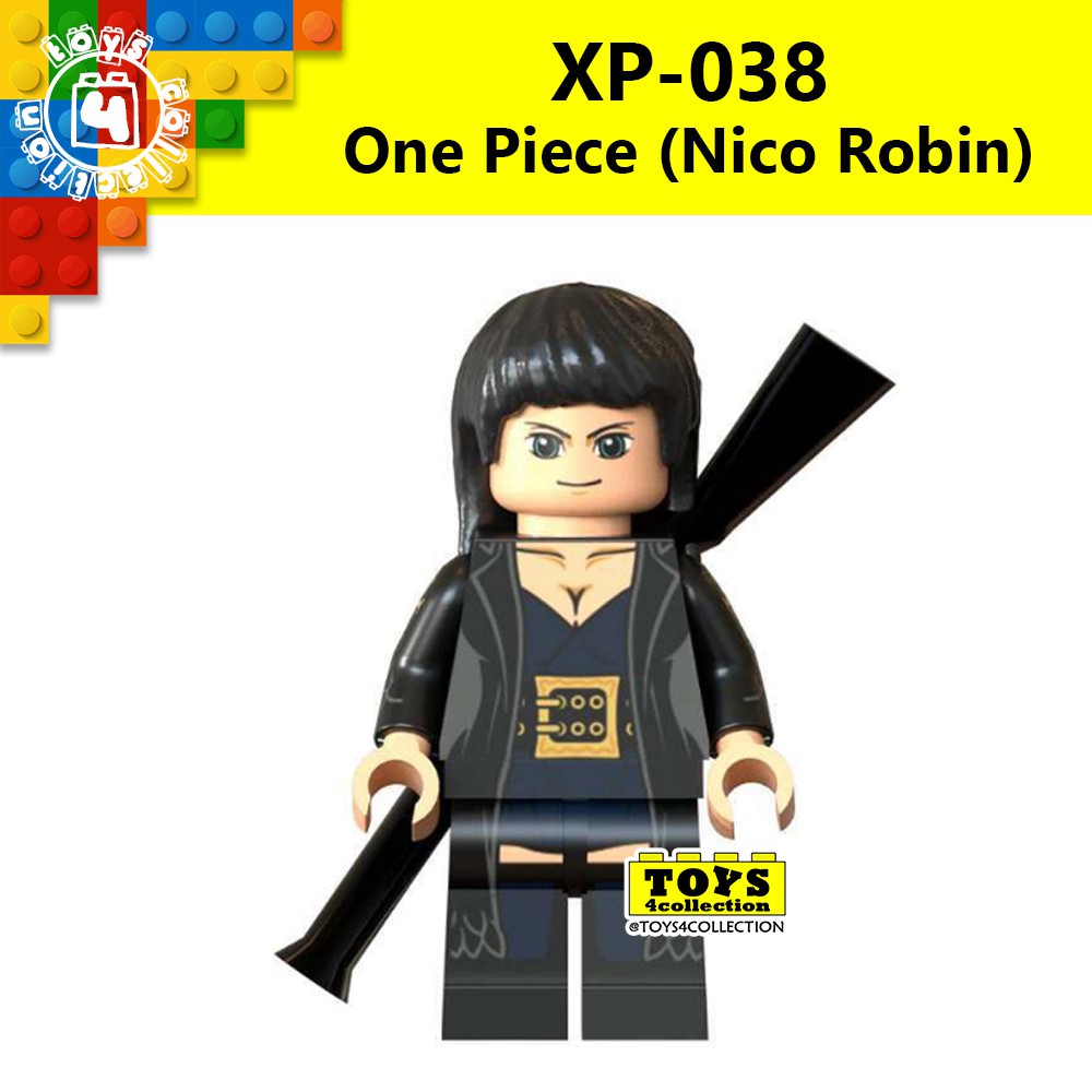 XP038 One Piece Nico Robin Minifigures Block Compatible Building Blocks ...