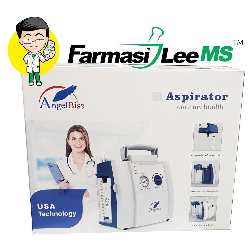 AngelBiss Portable Phlegm Suction 25L Aspirator (2 year warranty ...