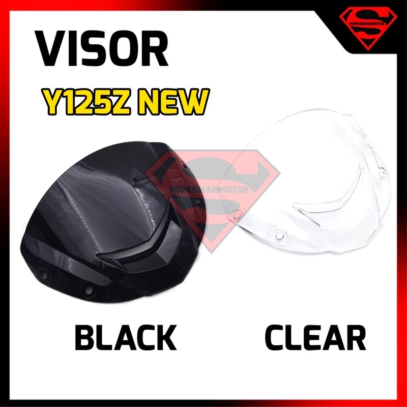 VISOR WINDSCREEN YAMAHA Y125 Y125ZR Y125 ZR 125ZR COWLING WINDSHEILD ...