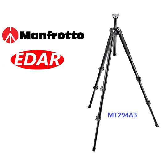 Manfrotto 290 MT294A3 3-Section Aluminium Tripod (no box) | Shopee Malaysia