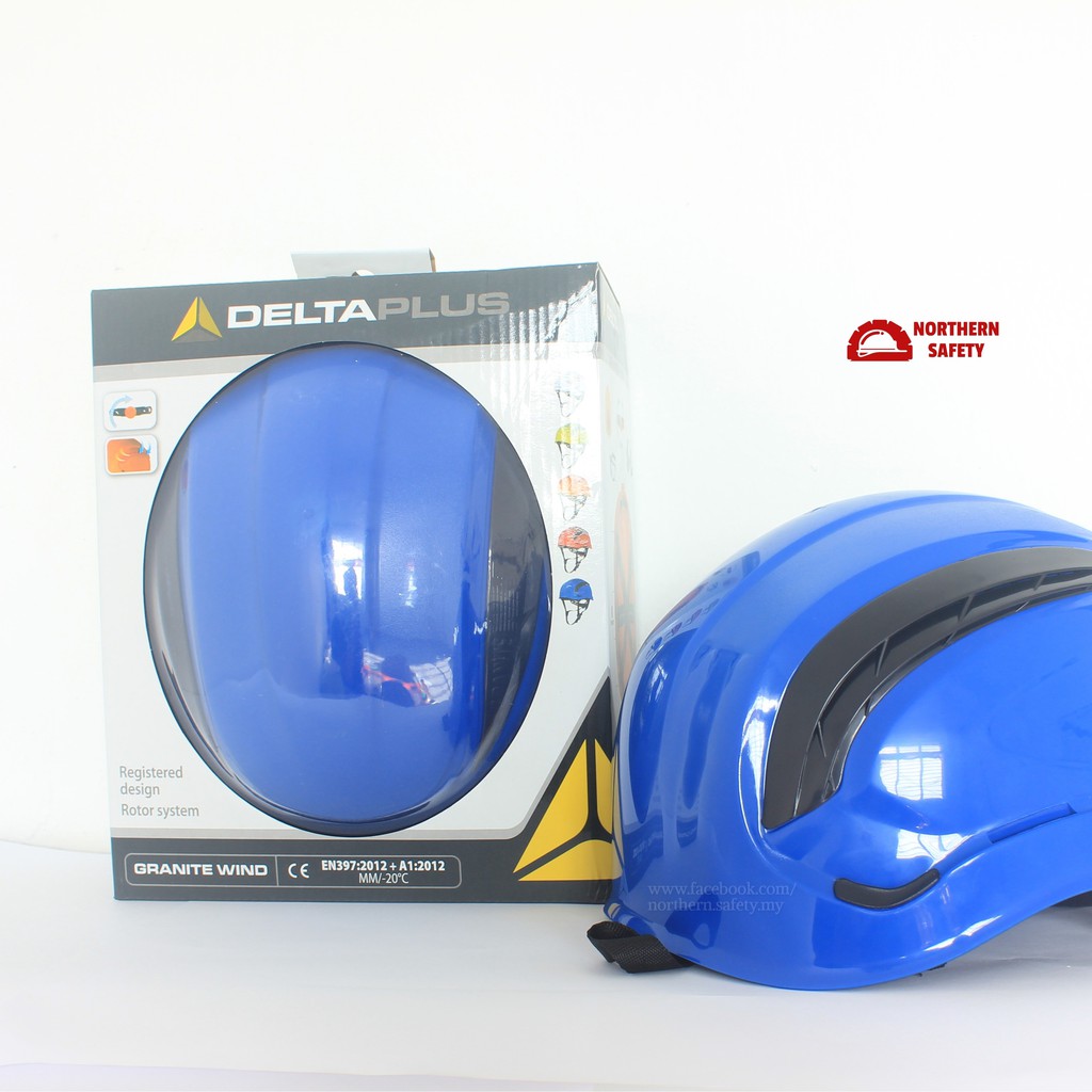 Delta Plus Granite Wind - Blue Safety Helmet | Shopee Malaysia