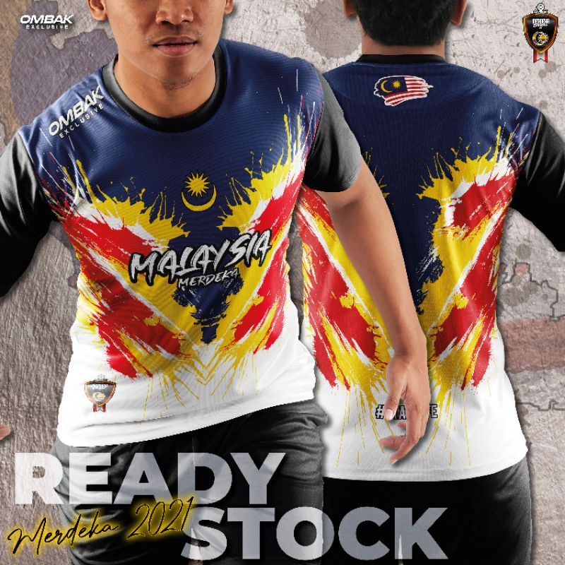 Jersey Merdeka Tee 2021 by Ombak Exclusive | Baju Merdeka Malaysia ...