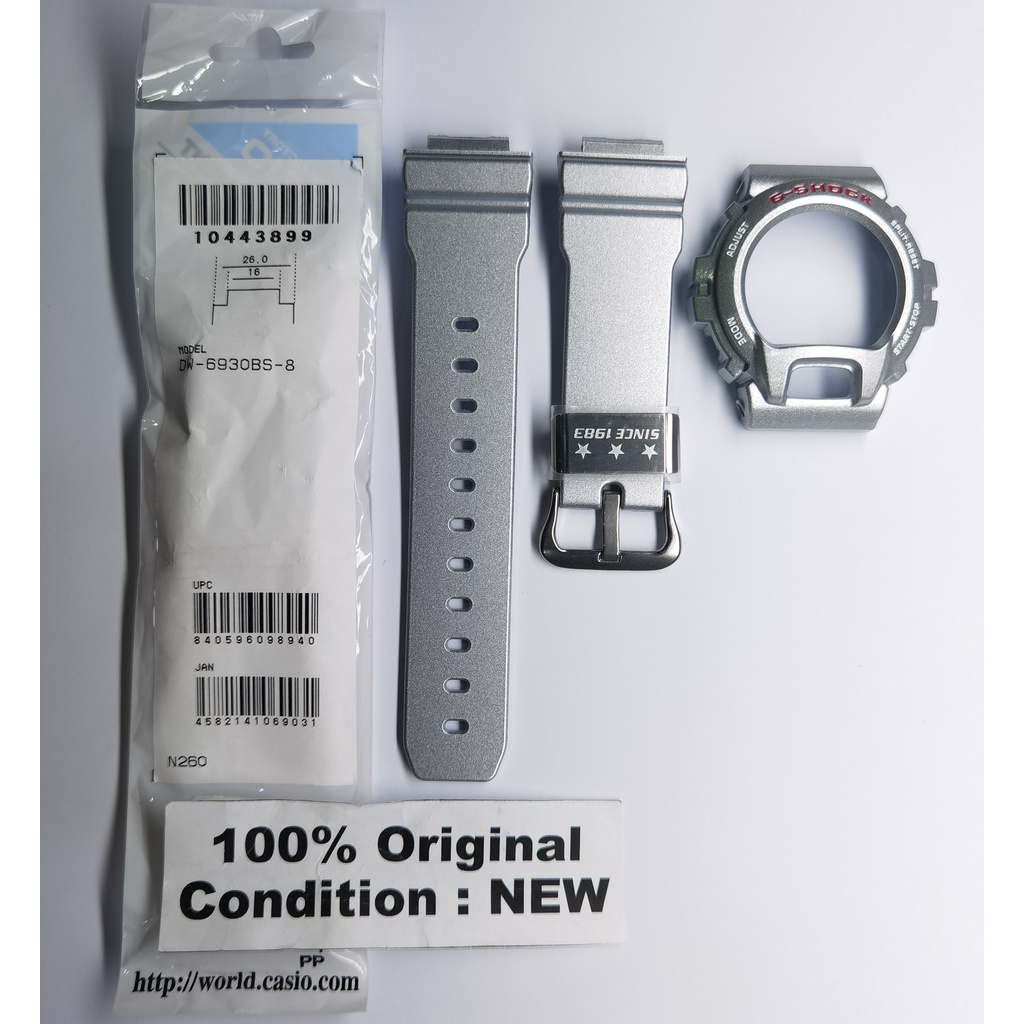 [ORIGINAL] G-SHOCK DW6900 Dw6900mm2 krink Dw6900mrc rasta BAND AND ...