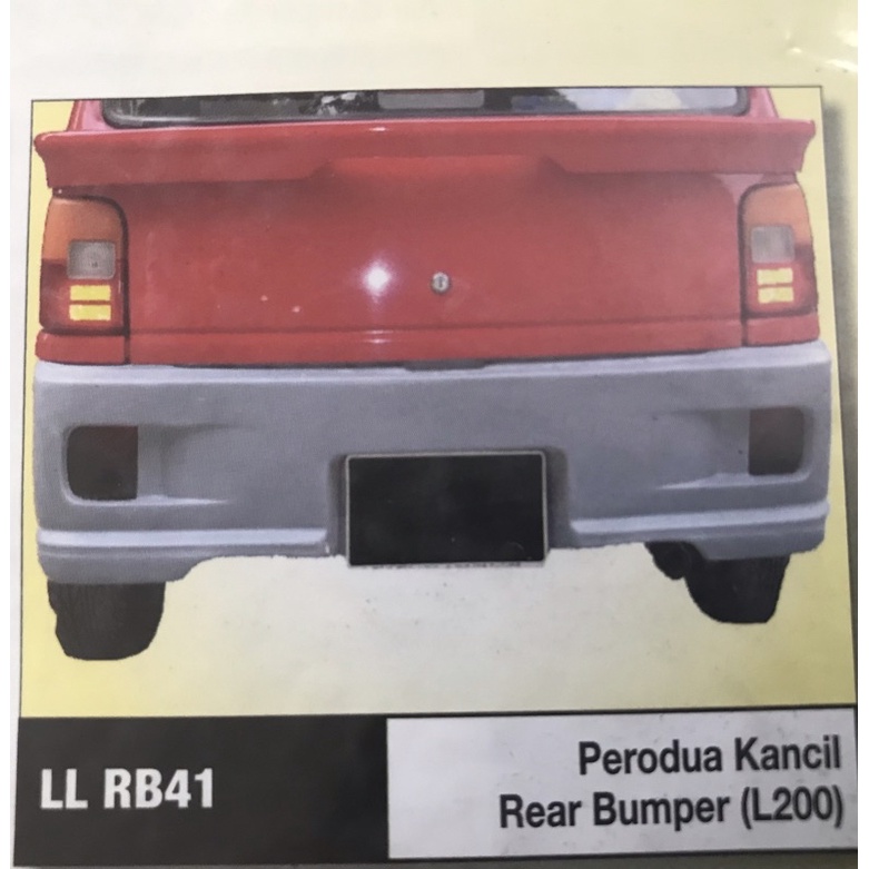 🔥READY STOCK🔥 CAR BODYKIT PERODUA KANCIL REAR BUMPER L2 (FIBER ...