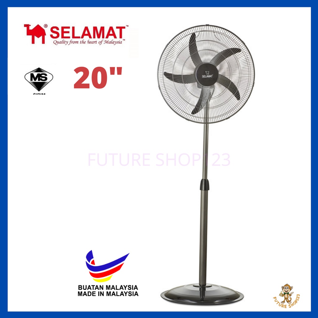 KDK KX405/KX-405 16'' Stand Fan (Deep Red/Metal Grey)/KHIND STAND FAN ...