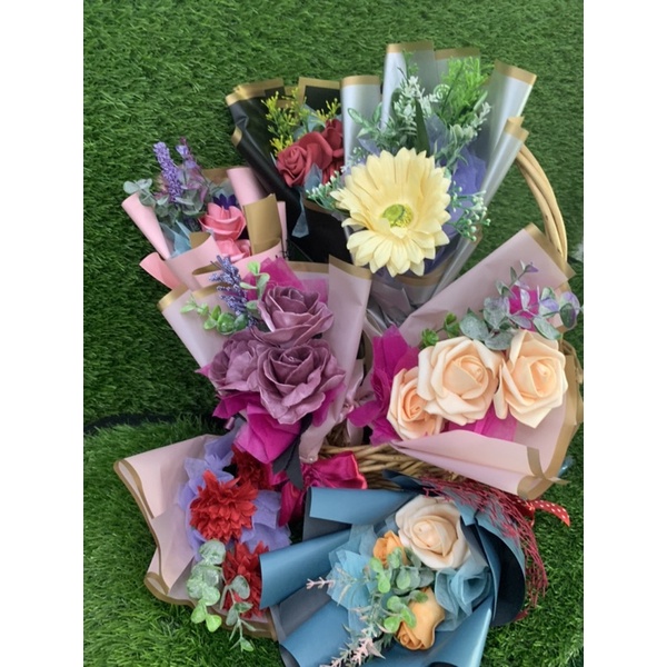 flower Artificial bouquet,fake bouquet,bunga palsu bouquet graduation,for Mother's Day for ...