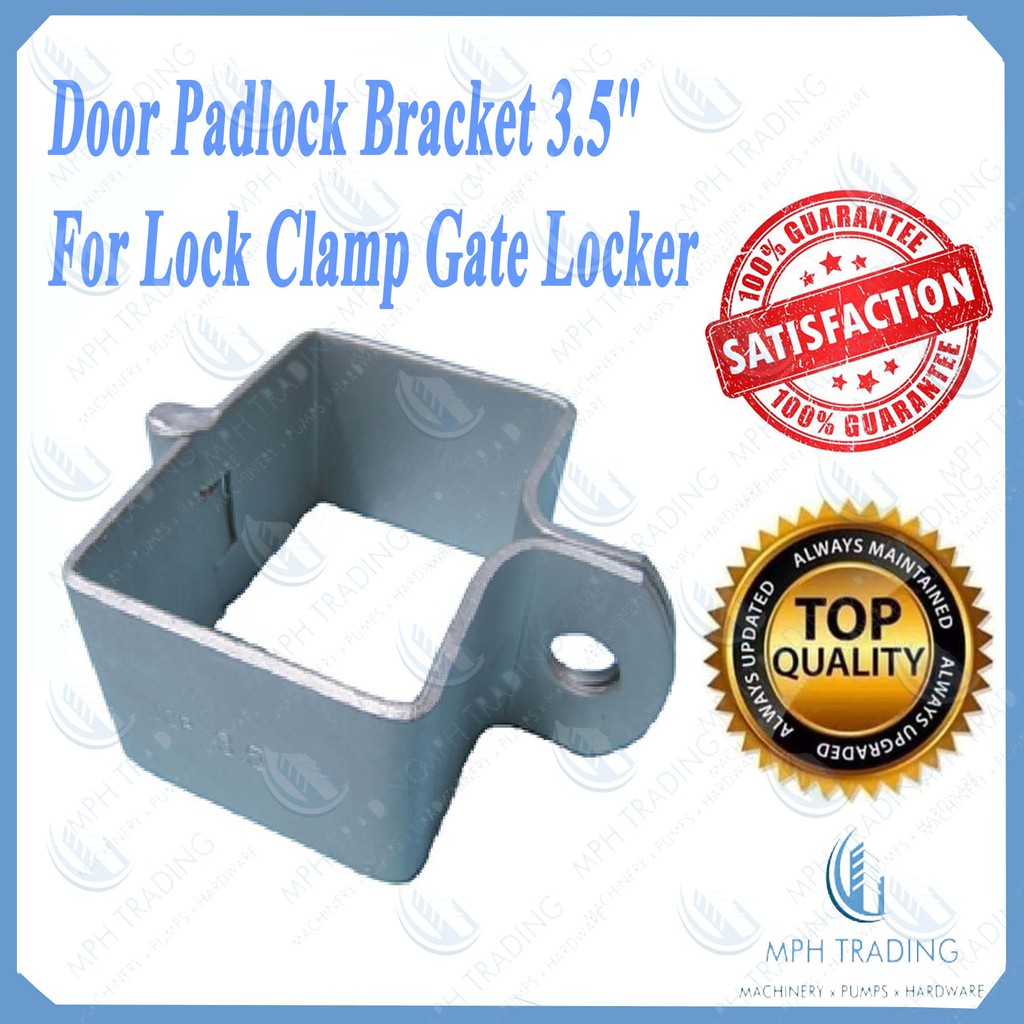 [HIGH QUALITY] Door Padlock Bracket 3.5" For Lock Clamp Gate Locker ...