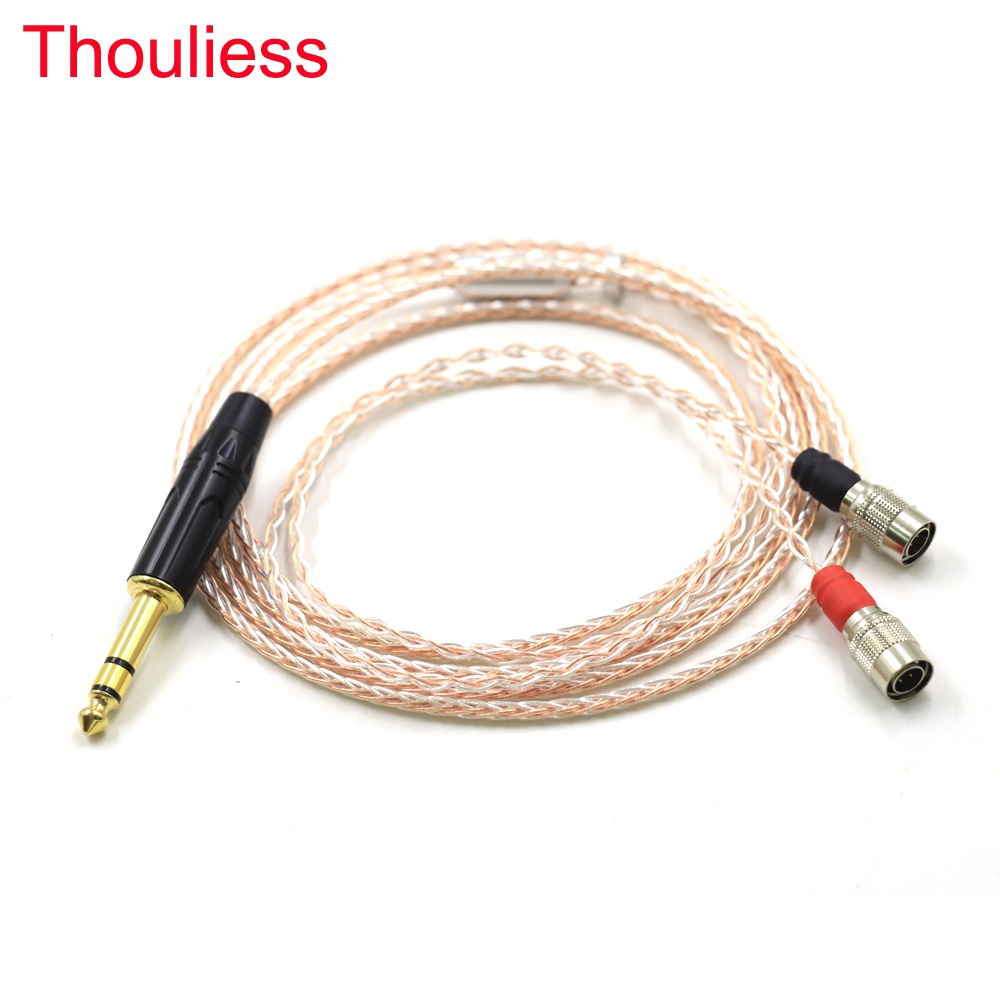 7N Pcocc Silver Plated Headphone Upgrade Cable for Dan Clark Audio Mr ...