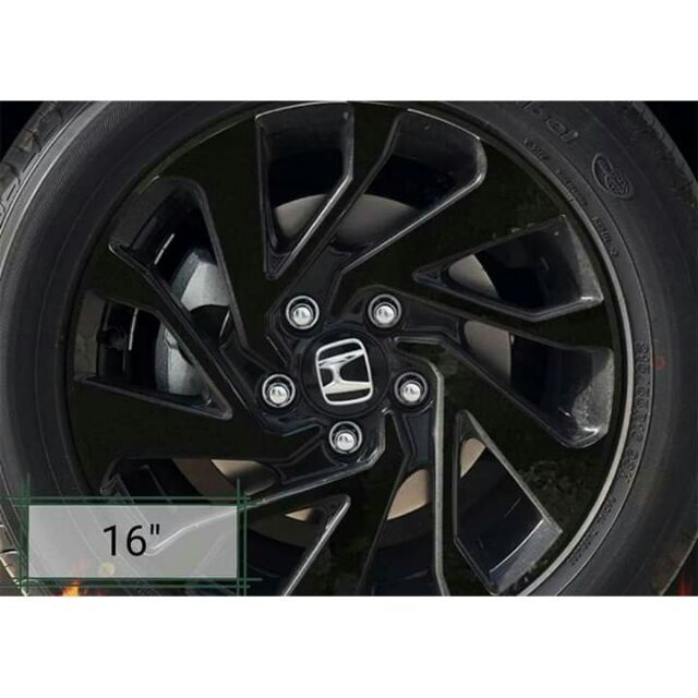 Honda Civic fc Rim Sticker All Black | Shopee Malaysia