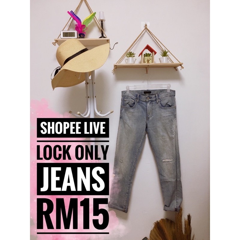 RM15 Women Jeans [SHOPEE LIVE LOCK ONLY] | Shopee Malaysia