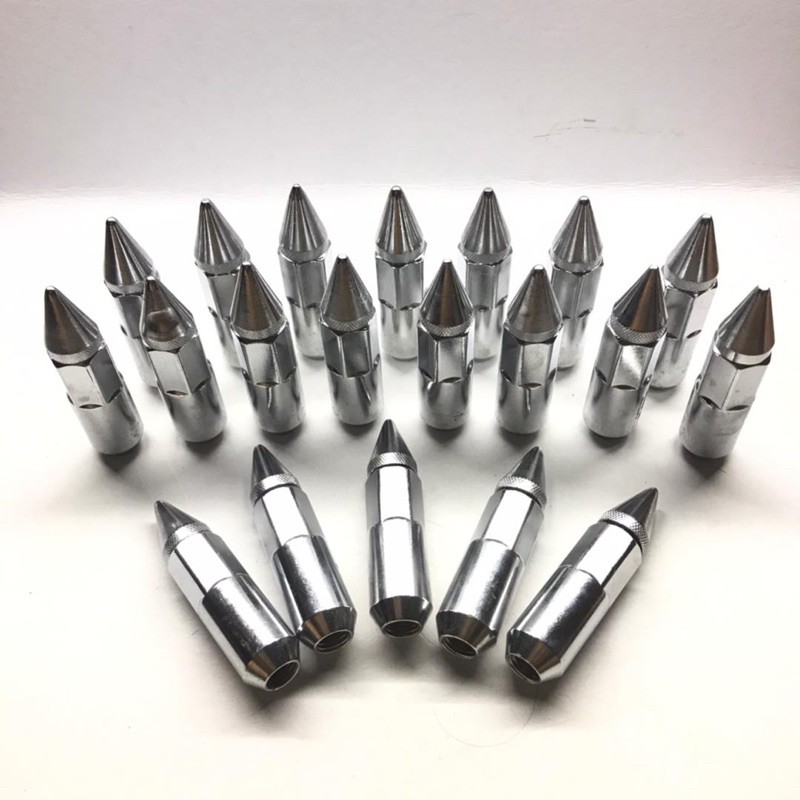 wheel nut rim spike besi long nut wheel rim nut tayar besi spike nat ...