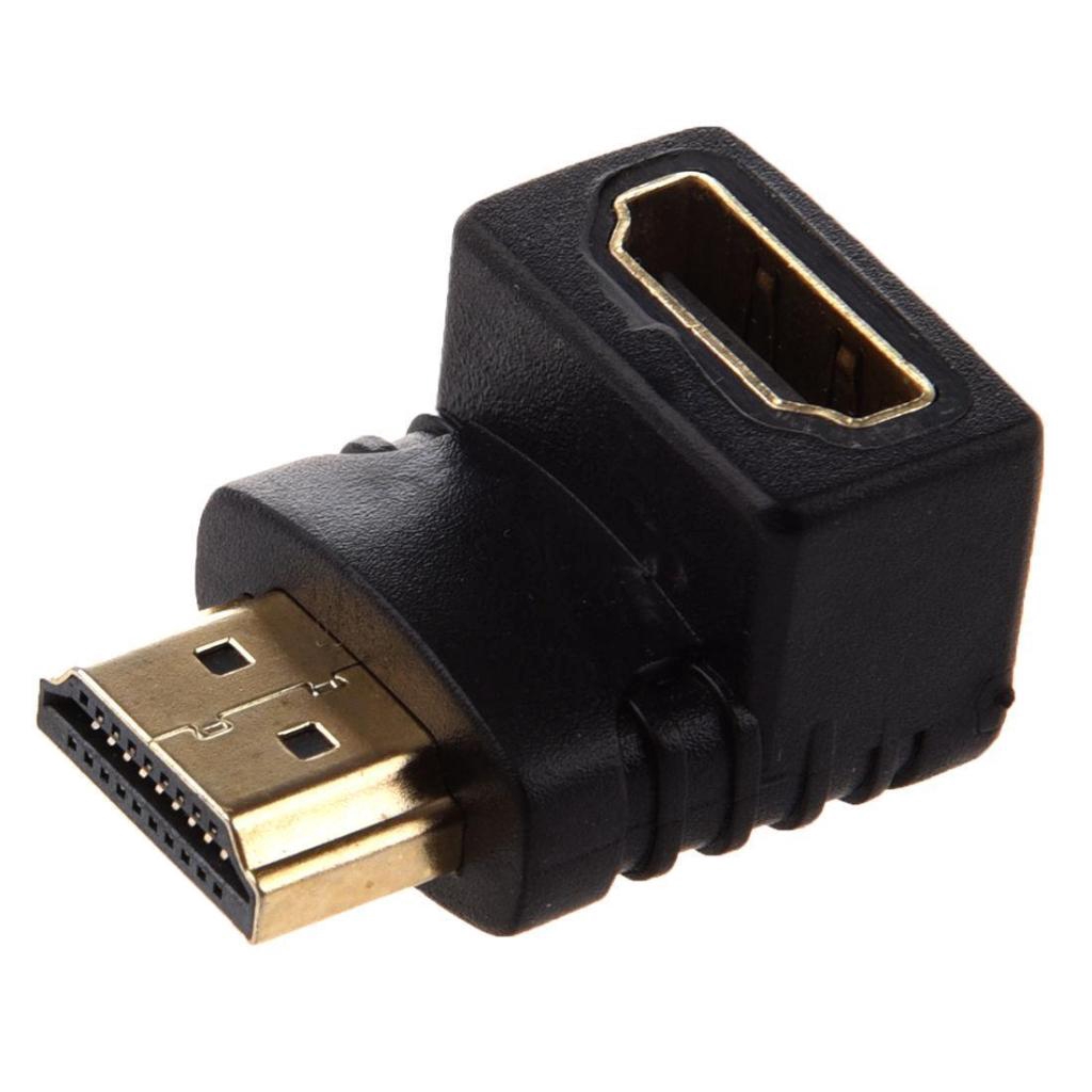 HDMI 90 degree L shaped Extender Connector Cable Male to Female ...