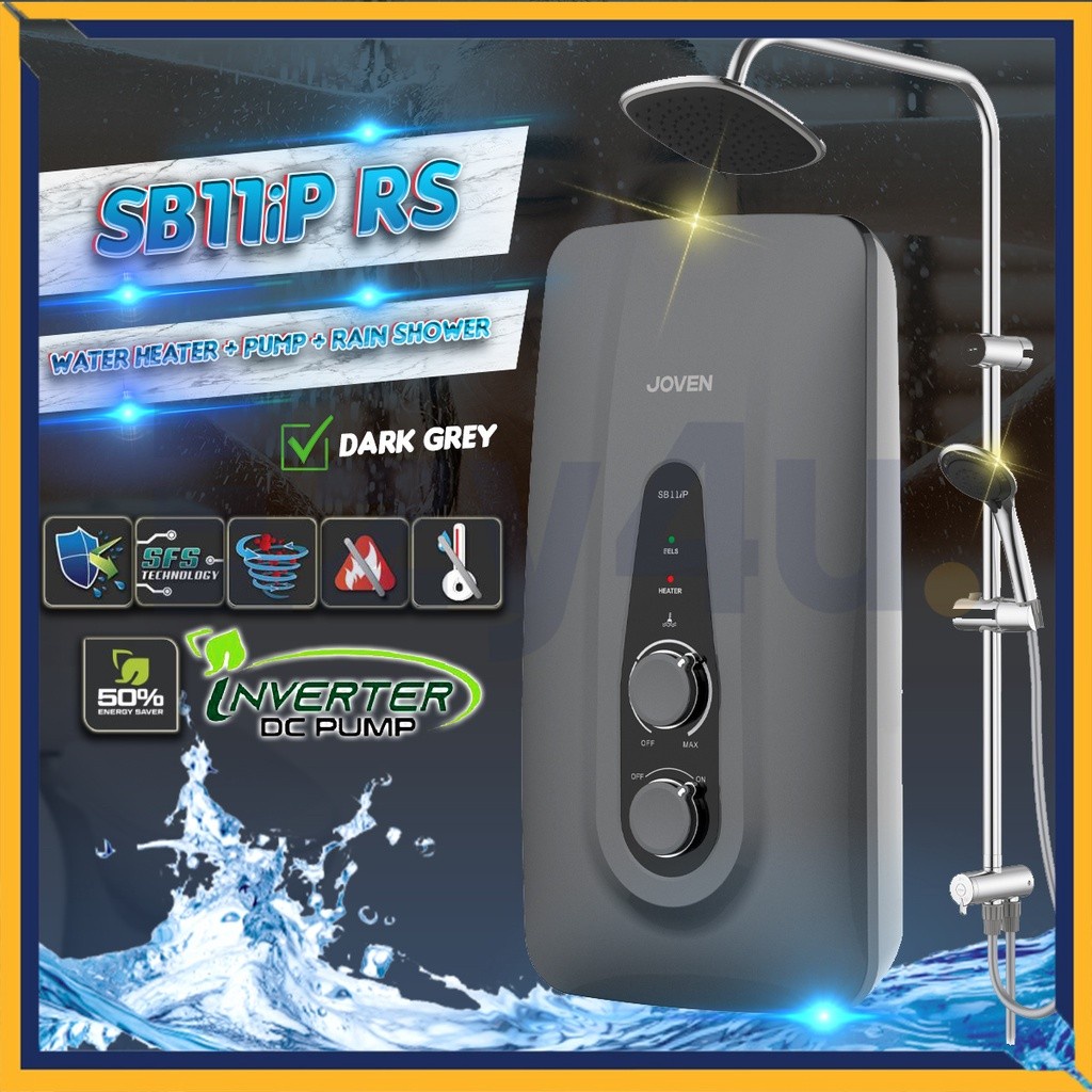 Joven Instant Water Heater SB11 Series SB11e SB11iP RS Inverter DC 熱水器 with Pump Pemanas Air ...